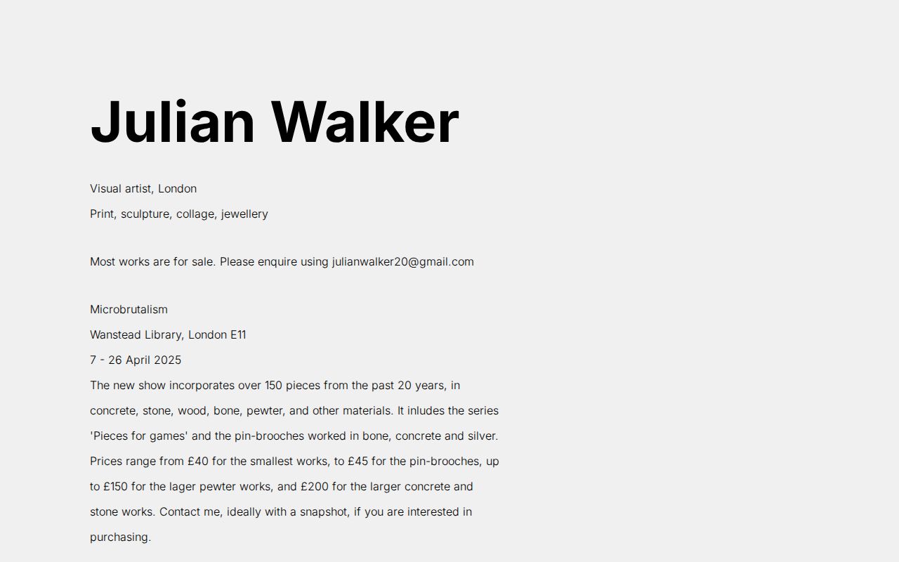 Julian Walker art